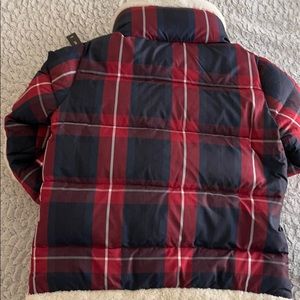 SAM. | Jackets & Coats | Makenzie Shearling Plaid Jacket Red And Blue ...